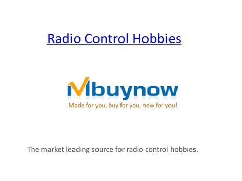 Ppt Radio Control Hobbies Powerpoint Presentation Free Download Id1276216