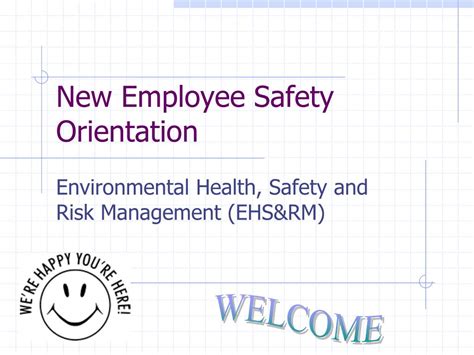 Ppt New Employee Safety Orientation Powerpoint Presentation Free