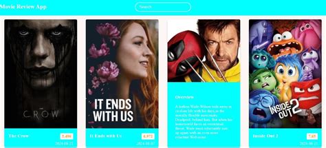 Movie Review App Using Htmlandcss In Vanillajs With Source Code Sourcecodester