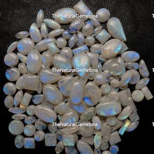 Wholesale Rainbow Moonstone Pack Rainbow Moonstone Cabochon Lot Bulk