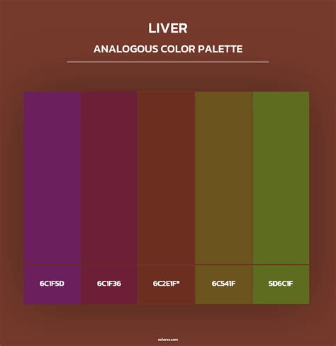 Liver Color Palettes