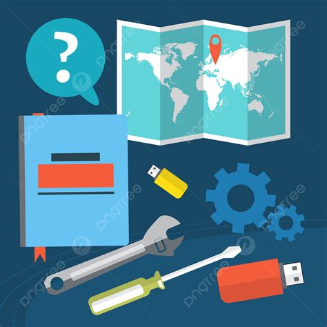 Location Settings And Flash Memory Queries With World Map Photo Background And Picture For Free