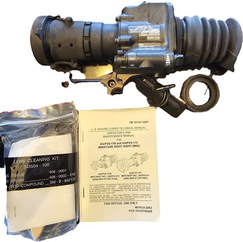 An Pvs 17 Gen 3 Green Phosphor Nightfall Optics