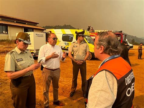 Hasta Rancagua Y Machalí Llega El Humo De Los Incendios Forestales En