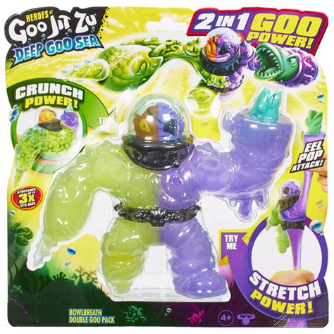 Heroes Of Goo Jit Zu Deep Goo Sea Bowlbreath Double Goo Figure The