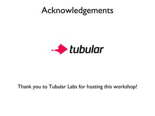 Intro To TensorFlow And PyTorch Workshop At Tubular Labs PPT