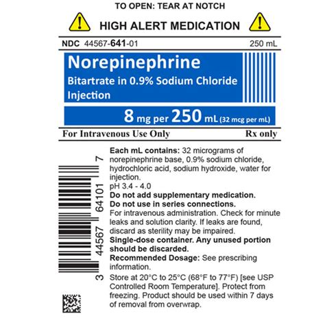 Improve Cardiovascular Health Norepinephrine Infusion — Mountainside Improve Cardiovascular Health Norepinephrine Infusion — Mountainside