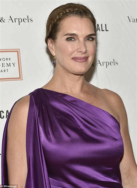 Brooke Shields Blazes In Jewel Toned One Shoulder Dress At The Tribeca