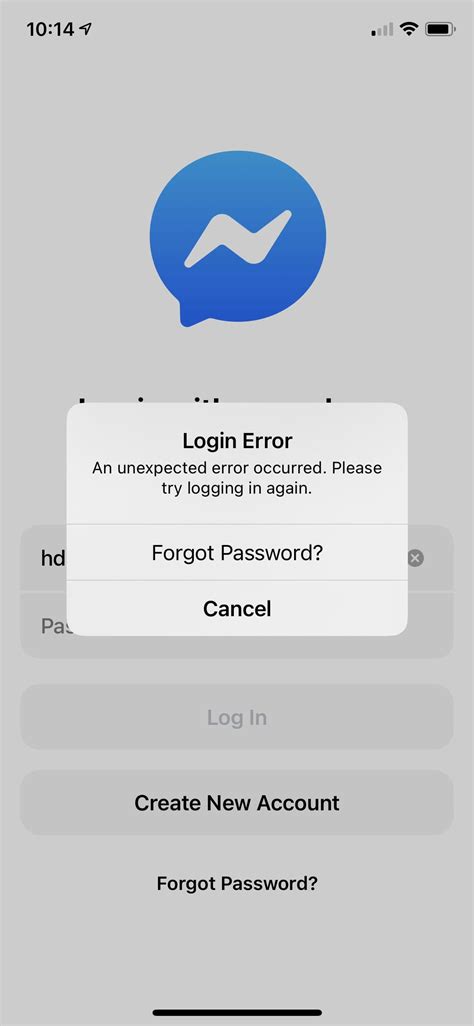 Login Error When Logging In Any Ideas On How To Resolve This Rfacebook