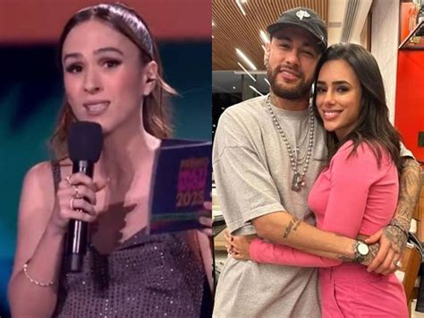 Tatá Werneck faz piada relacionamento de Neymar e Bruna Biancardi