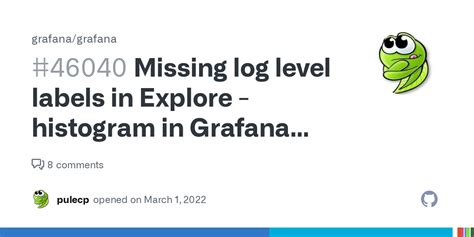 Missing Log Level Labels In Explore Histogram In Grafana V840