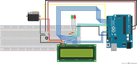 Fritzing Project Arduino Uno R Servo Control