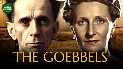 The Goebbels Joseph And Magda Documentary Youtube