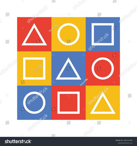 Circle Triangle Square Symbol Design Stock Vector Royalty Free Shutterstock