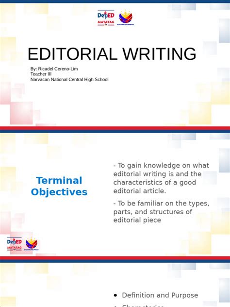 Editorial Writing Division Pdf