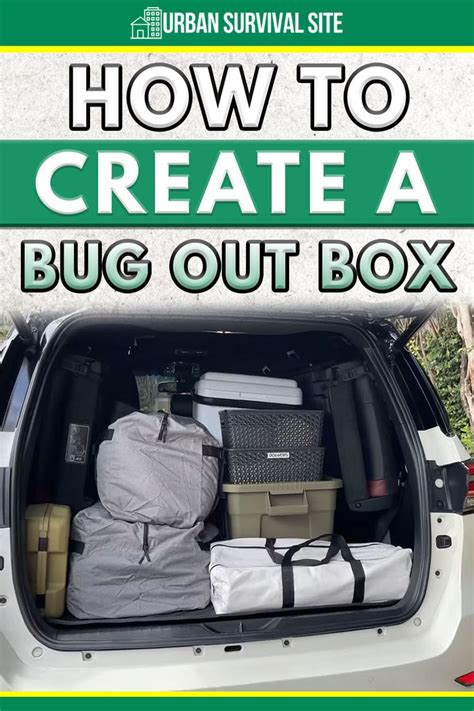 A Bug Out Box Contains Extra Supplies That Dont Fit In Your Bug Out