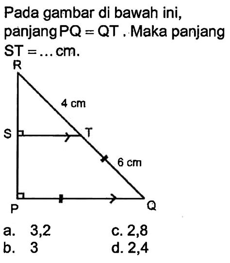 Kumpulan Contoh Soal Penggunaan Teorema Pythagoras Dalam Bangun Datar Dan Bangun Ruang