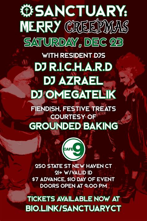 Sanctuary Tickets At Cafe Nine In New Haven By Cafe Nine Tixr