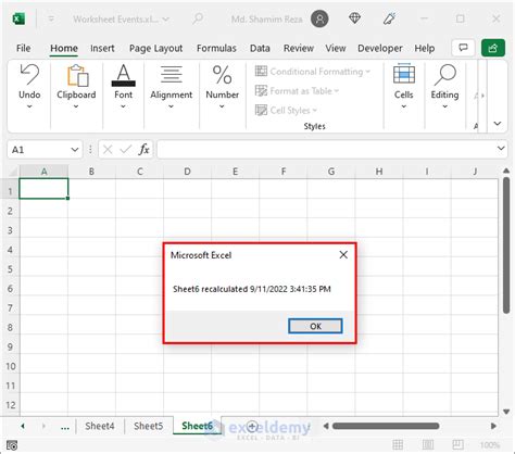 Excel VBA Worksheet Events And Their Uses ExcelDemy