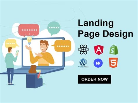 Landingpage In Html React Angular Wordpress Shopify Webflow Wix Upwork