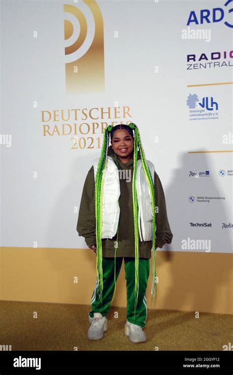 Hamburg Der 02092021 Zoe Wees Bei Der Verleihung Deutscher
