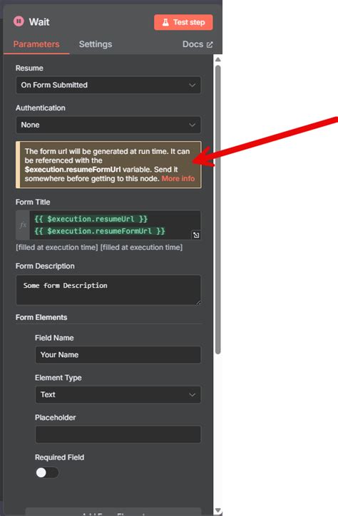 Wait Node Operation On Form Submitted Struggling Bugnuance Questions N8n Community