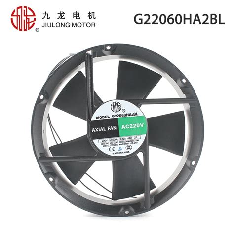 G22060HA2BL Jiulong 220V 0.32A 42W ac axial fan – ElecSpares