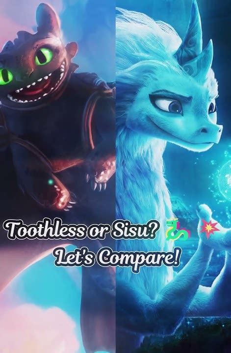 Toothless Vs Sisu Which Dragon Is Better 🐉💥 Vs Fight Youtube