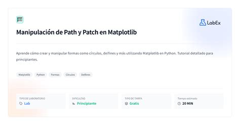 Manipulación De Formas En Matplotlib Programación En Python Labex
