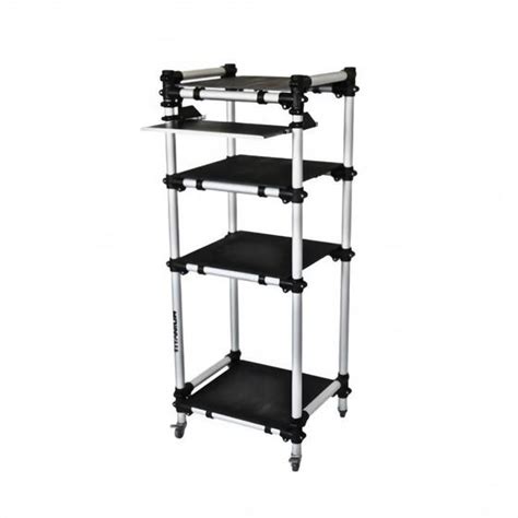 Rack Titanium Periférico Rt150 Custom Ideal Para Acessórios De Palco Com Gaveta Para Teclado E