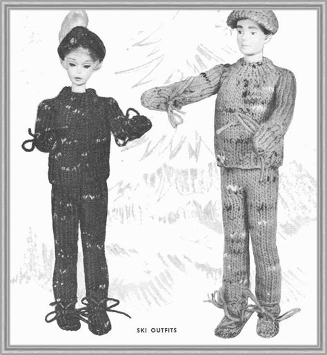 Digital Vintage Barbie Knitting Pattern Knitting Patter Inspire