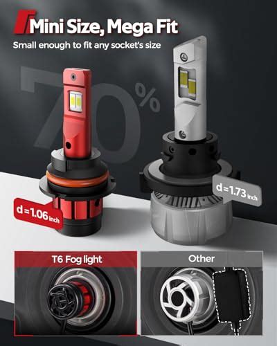 Snapklik Torchbeam 9007 HB5 Fog Light Bulbs 18000 Lumens 600