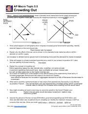 Macro Topic 5 5 Crowding Out Pdf AP Macro Topic 5 5 Crowding Out