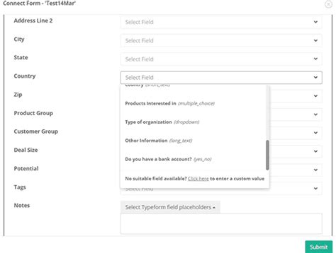 Typeform Integration