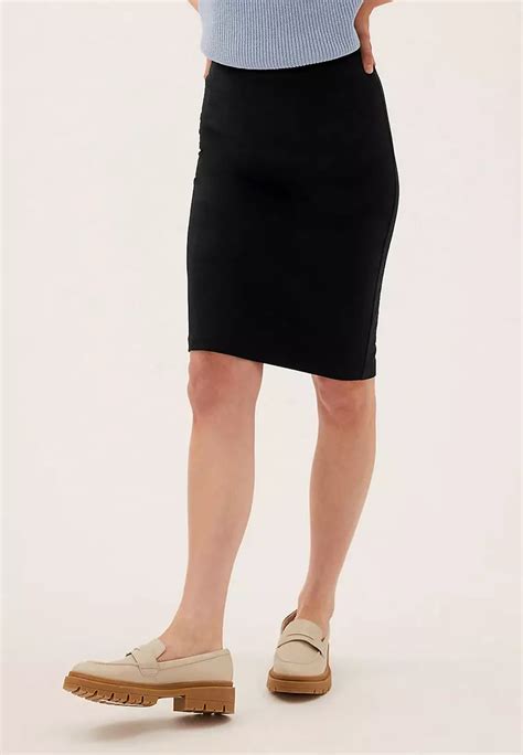 Jual Marks And Spencer Jersey Knee Length Pencil Skirt Original 2025