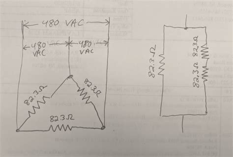 Calculating Expected Current In A 3 Phase Delta Circuit Electrical