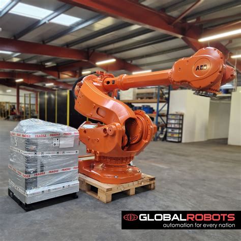 Global A Global Robots Refurbished Abb Irb7600 150 3 5 With A Irc5 Controller This Model Is
