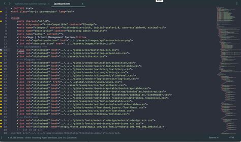 Macos Osx Ignorematch Sublimelinter Html Tidy Stack Overflow