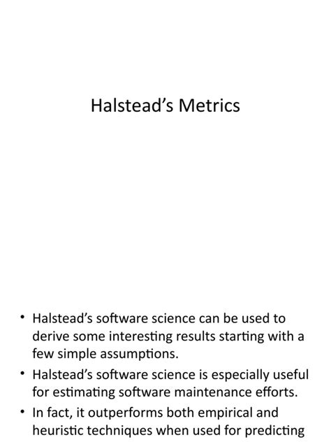 Halsteads Metrics Download Free Pdf Theoretical Computer Science Discrete Mathematics