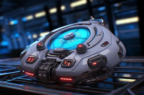 Premium Ai Image Futuristic Computer Gaming Setup Pc High