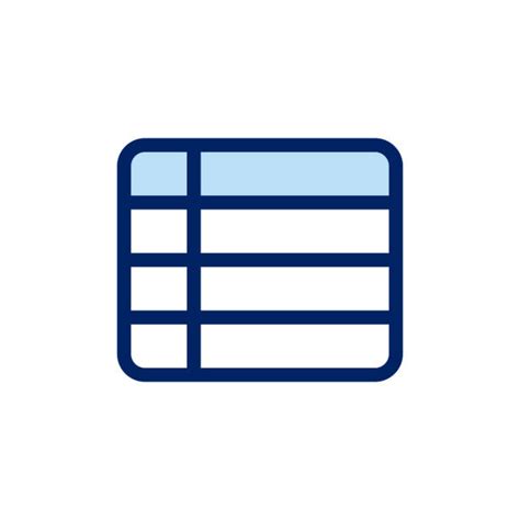 2700 Database Table Icon Stock Illustrations Royalty Free Vector