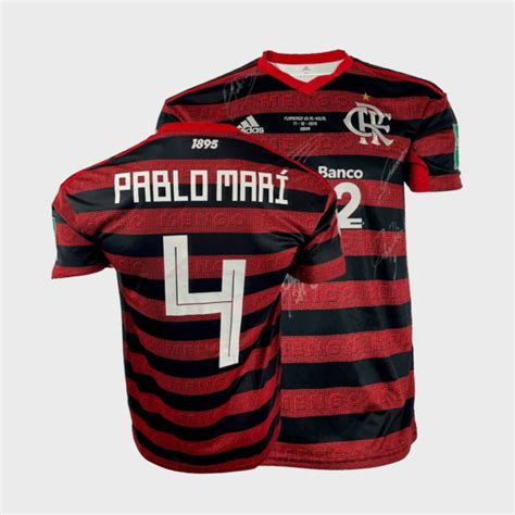 Camisa Flamengo Pablo Marí Semifinal Mundial 2019 Flamengo 3 X 1