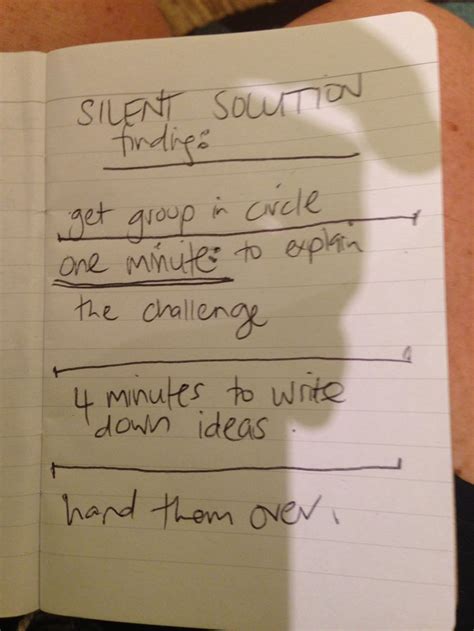 Silent Solution Circle