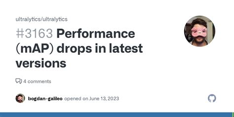 Performance Map Drops In Latest Versions · Issue 3163 · Ultralytics