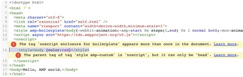 Allow `style` In `noscript` · Issue 20609 · Ampprojectamphtml · Github