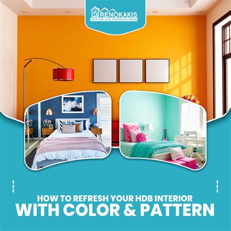 How To Refresh Your Hdb Interior With Color And Pattern Reno Kakis