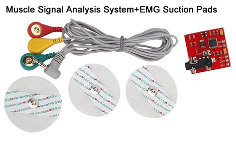 Emg Muscle Sensor Electromyographic Sensor Muscle Signal Analysis System With Emg Test Suction