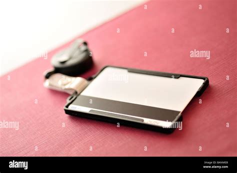 Blank Security Access Pass In Holder With Belt Hook Showing Magnetic