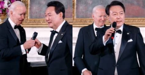 윤석열 대통령 백악관 국빈만찬에서 애창곡 열창바이든 “재능 많은 남자” 위키트리