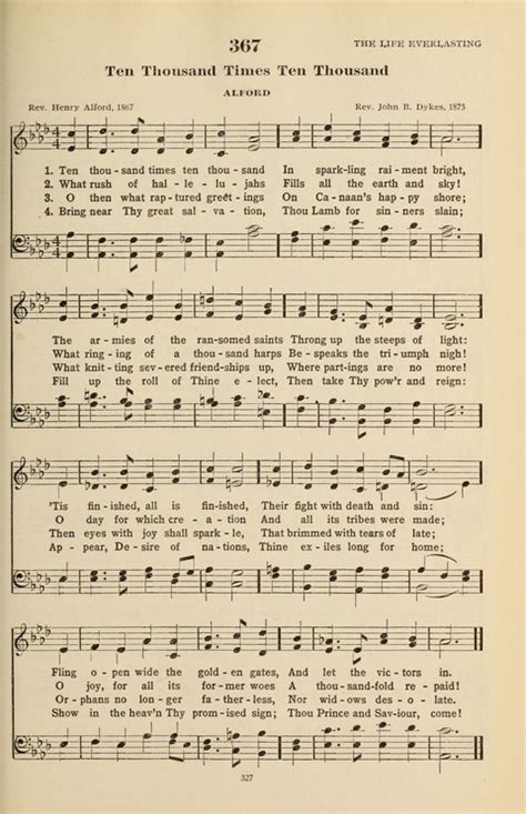 The Evangelical Hymnal 367 Ten Thousand Times Ten Thousand Hymnary Org